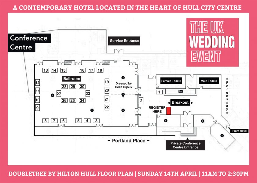 doubletree floor plan | The UK Wedding Event