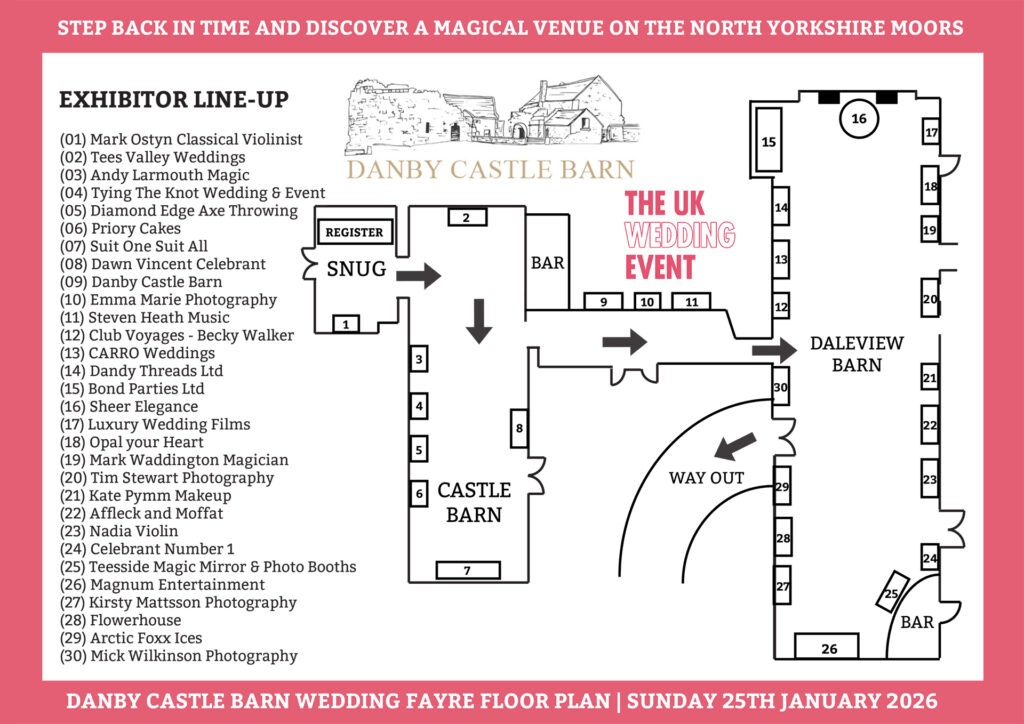 Danby Castle Barn | The UK Wedding Event